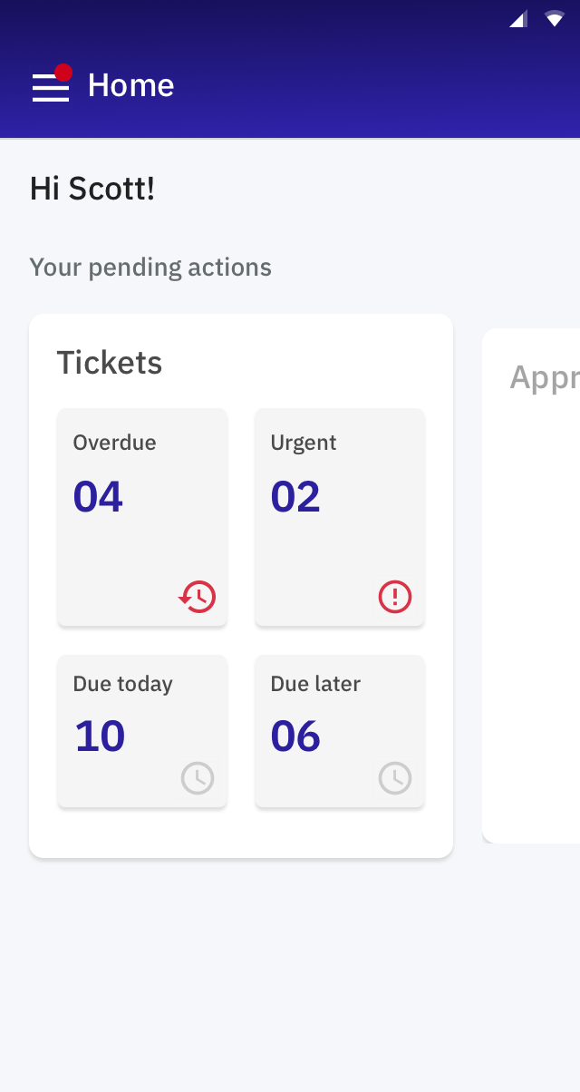 IBM Control Desk Mobile App